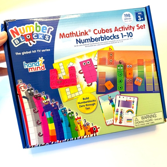 hand2mind | Toys | Hand2mind Number Blocks Mathlink Cubes Activity Set ...